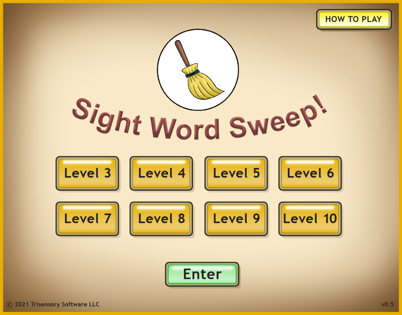 Sight Word Sweep - Borpio - Improve Reading and Spelling Skills